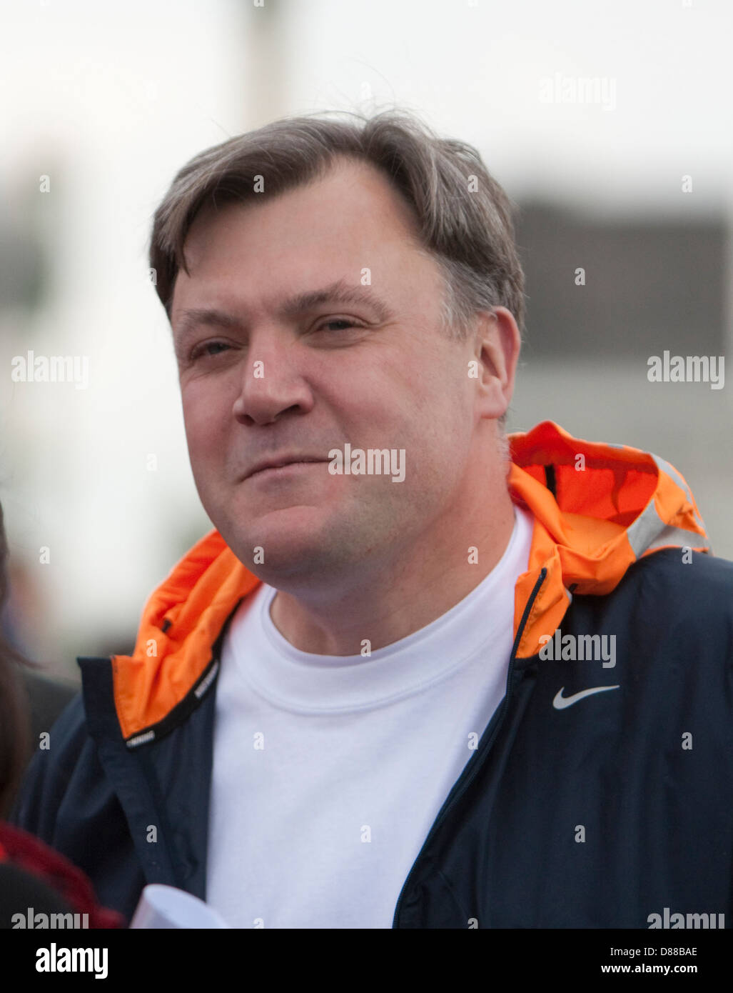 shadow chancellor ed balls and other members of parliament photocall ...
