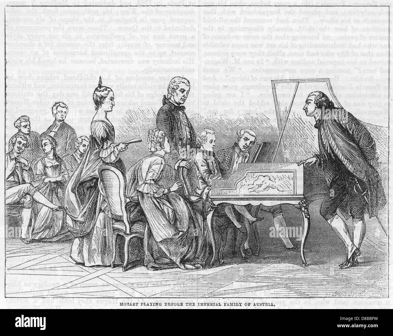 Mozart playing 17561791 hi-res stock photography and images - Alamy