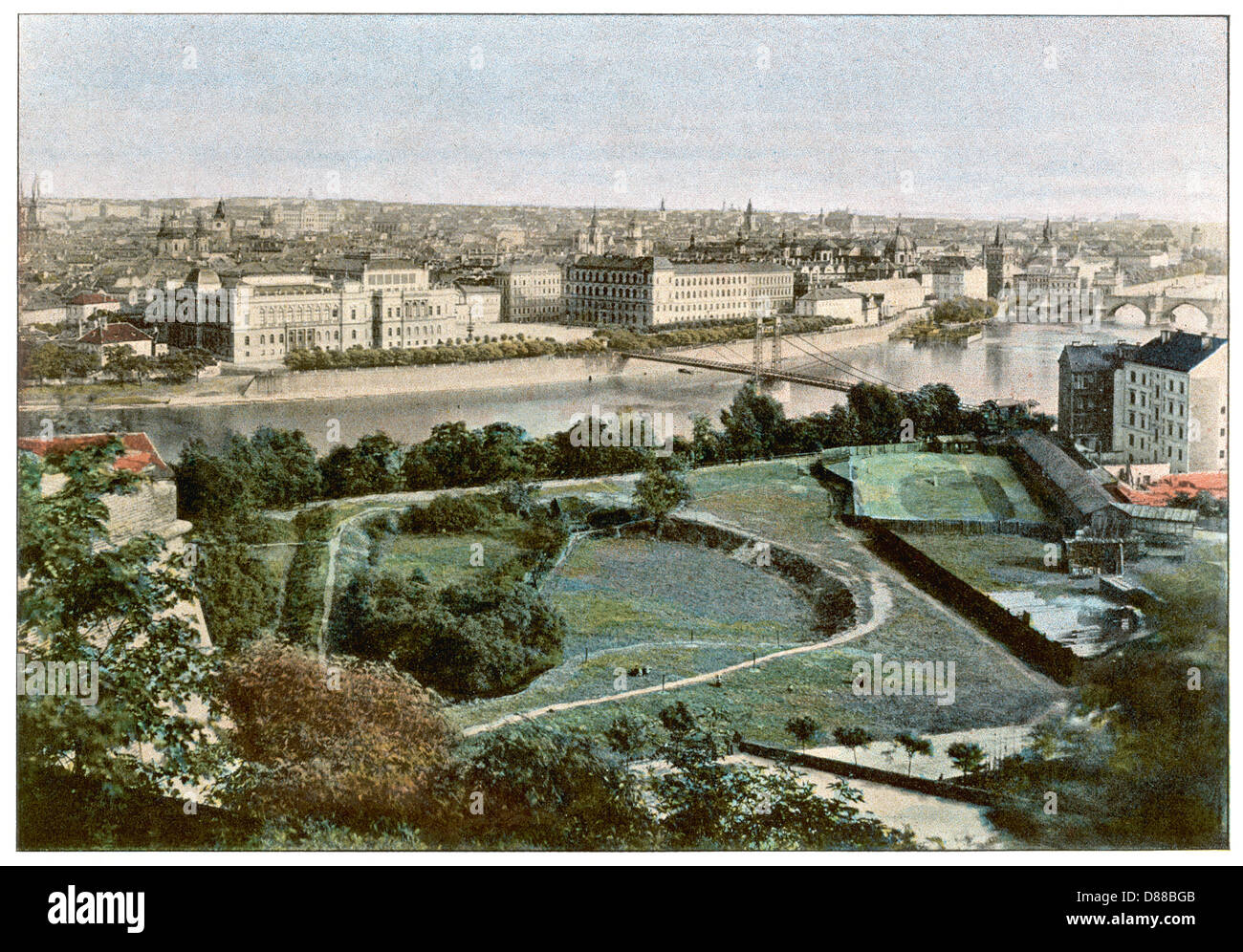 PRAGUE/GENERAL VIEW 1890 Stock Photo - Alamy