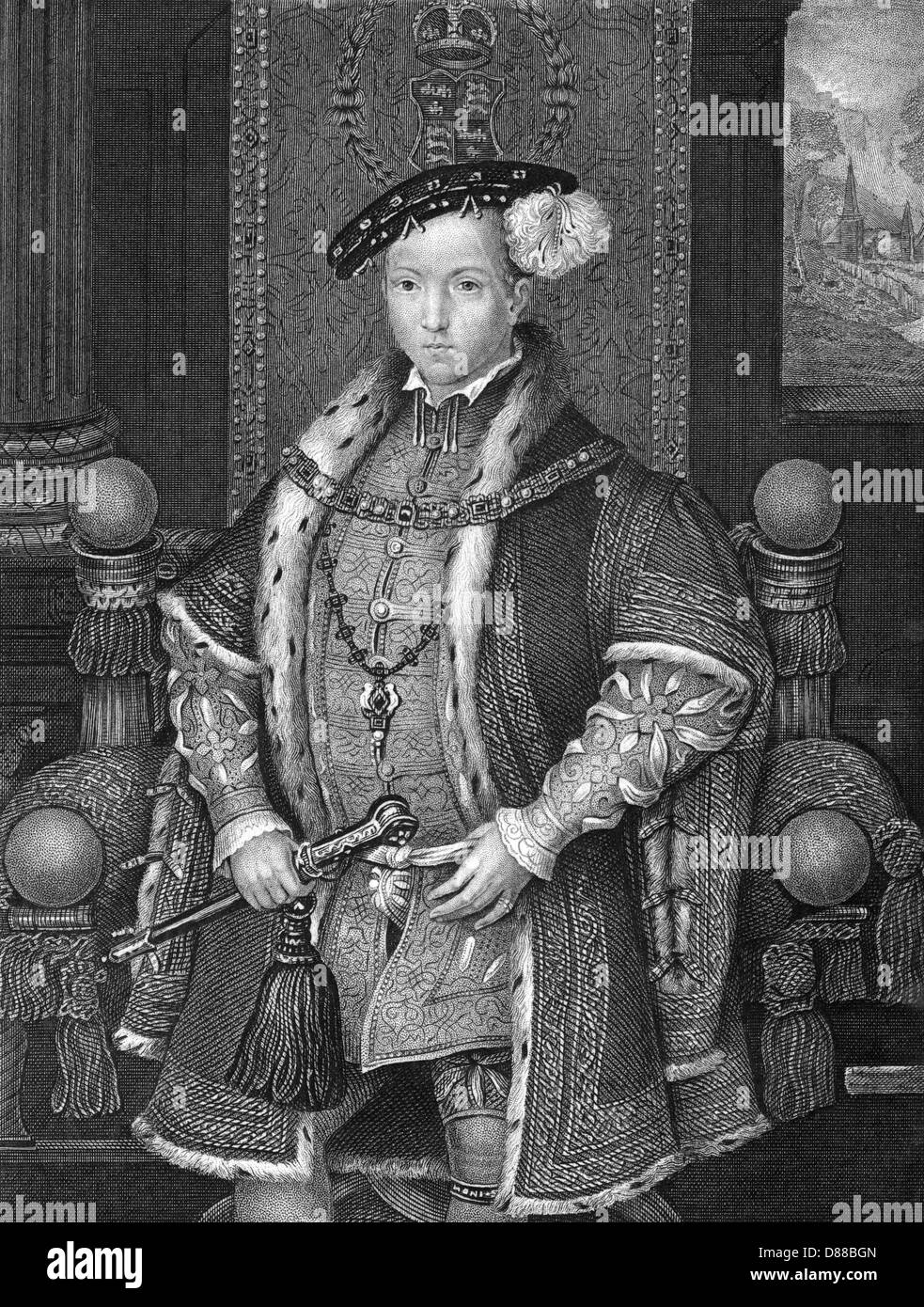 King edward vi england Black and White Stock Photos & Images - Alamy