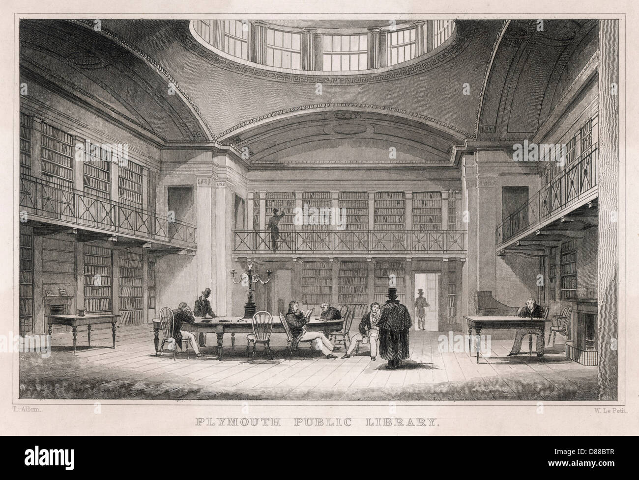 PLYMOUTH PUBLIC LIBRARY Stock Photo - Alamy