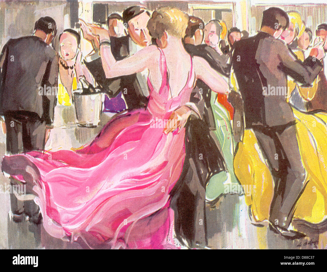 DANCE IN PRIVATE HOME Stock Photo - Alamy