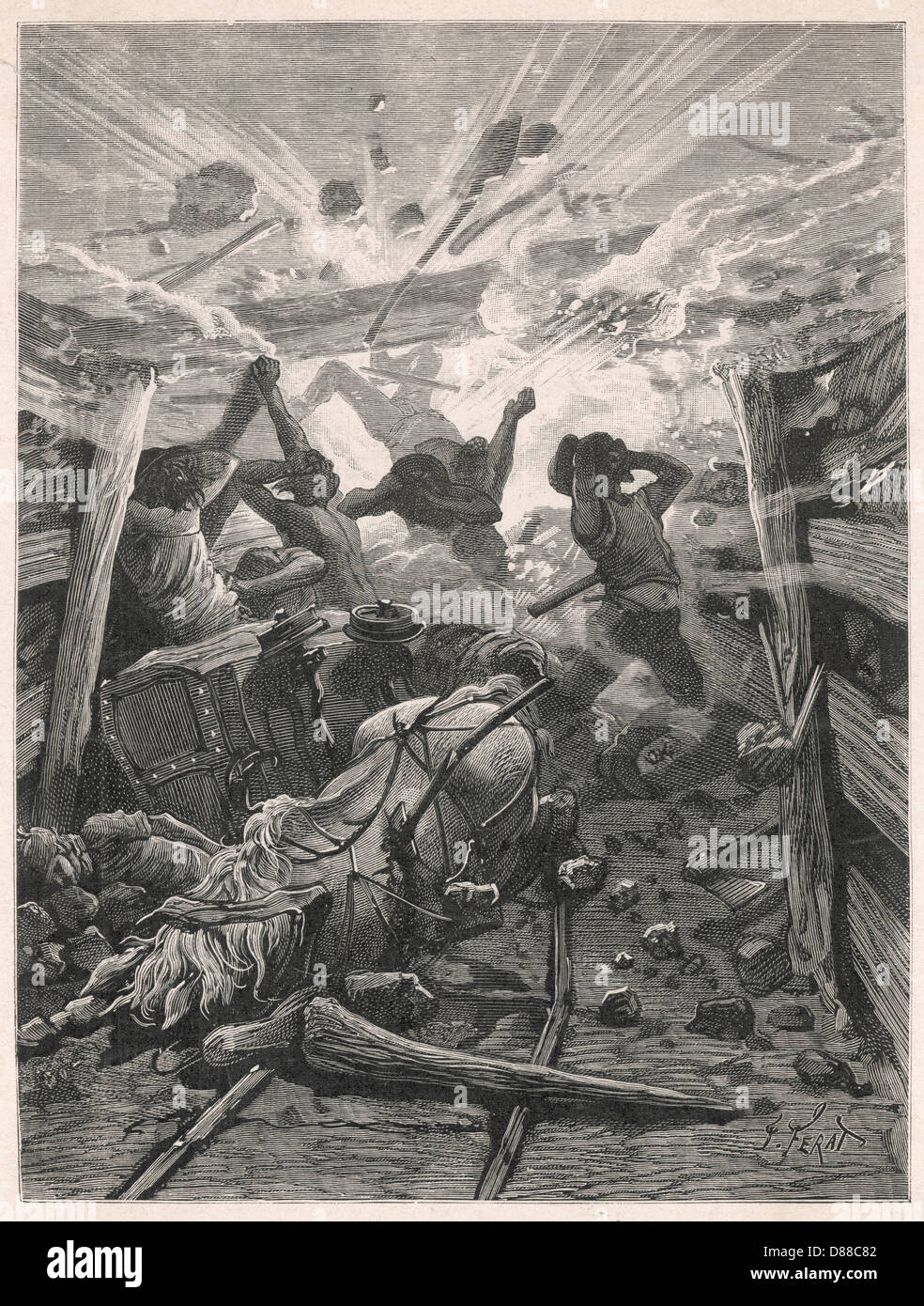 Coal Mine Explosion Stock Photo - Alamy