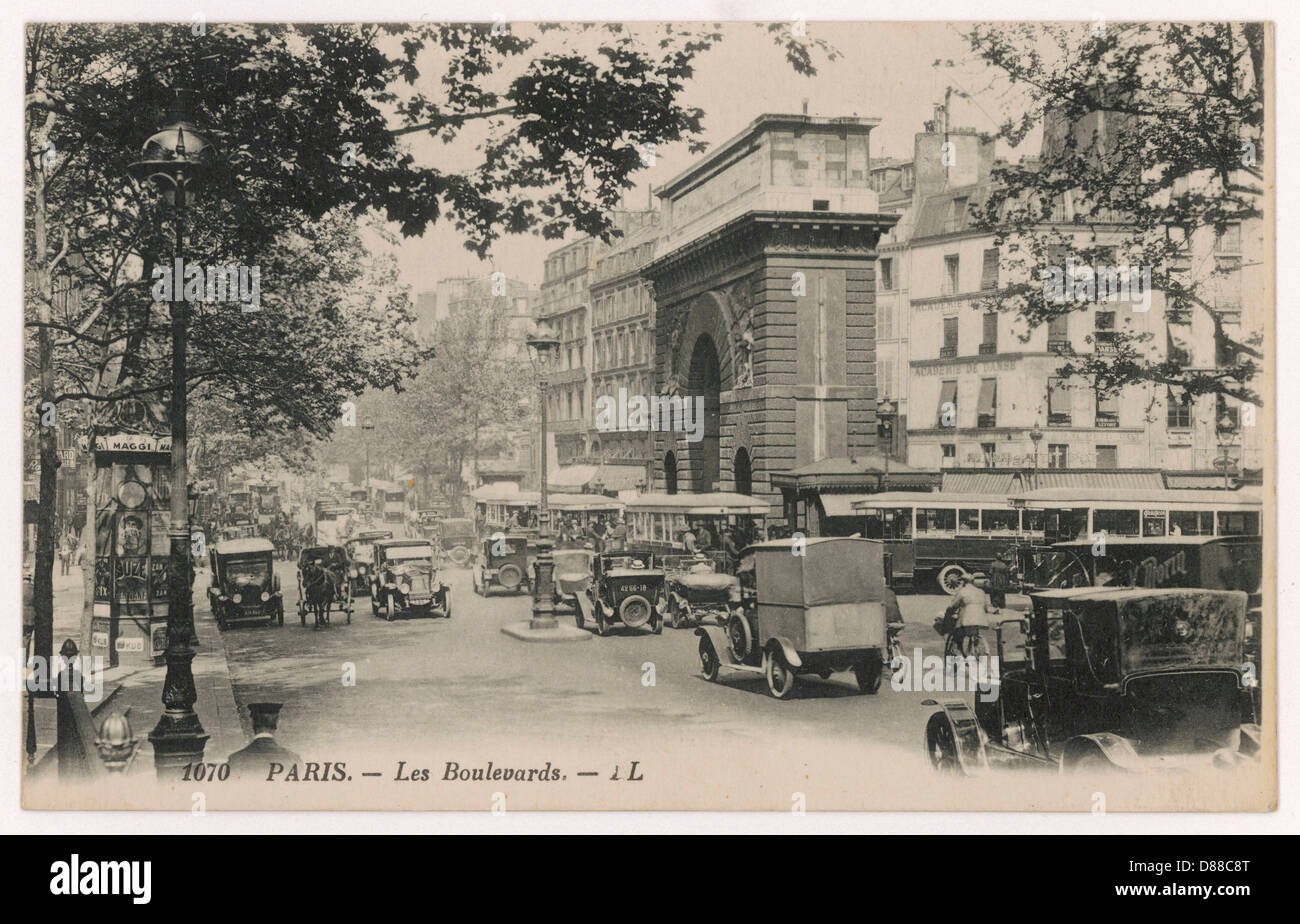 Paris grands boulevards hi-res stock photography and images - Alamy