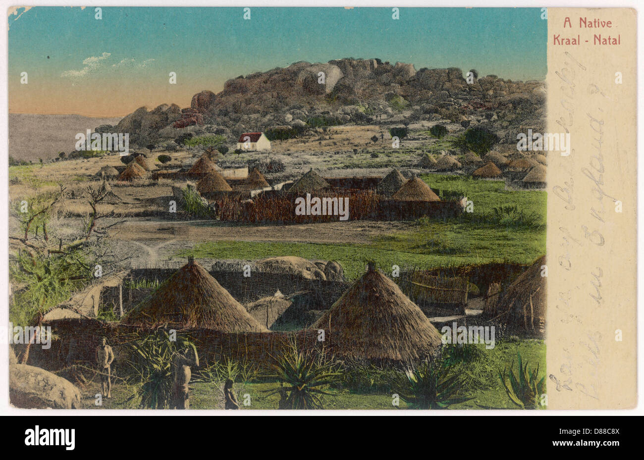 A NATAL KRAAL Stock Photo - Alamy
