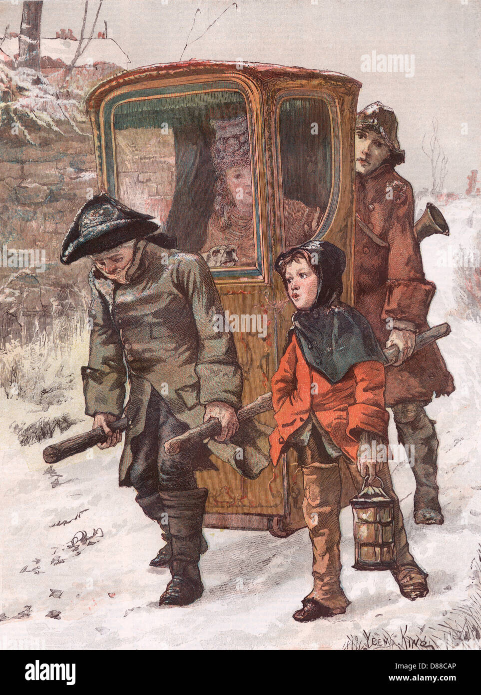 Sedan chair carried hi-res stock photography and images - Alamy