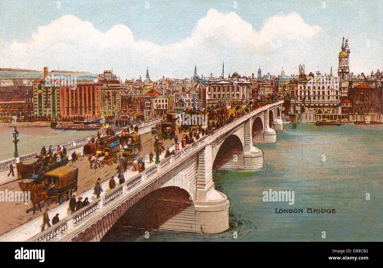 1900 london bridge hi-res stock photography and images - Alamy