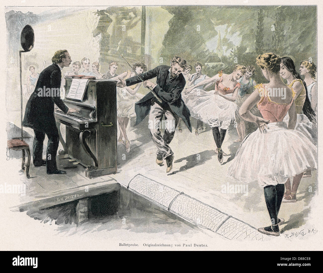 REHEARSING A BALLET Stock Photo - Alamy