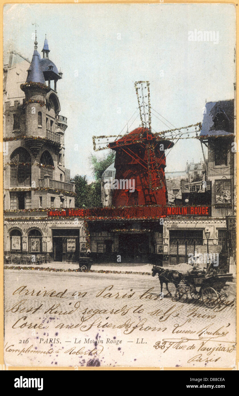 Montmartre Moulin Rouge High Resolution Stock Photography and Images ...