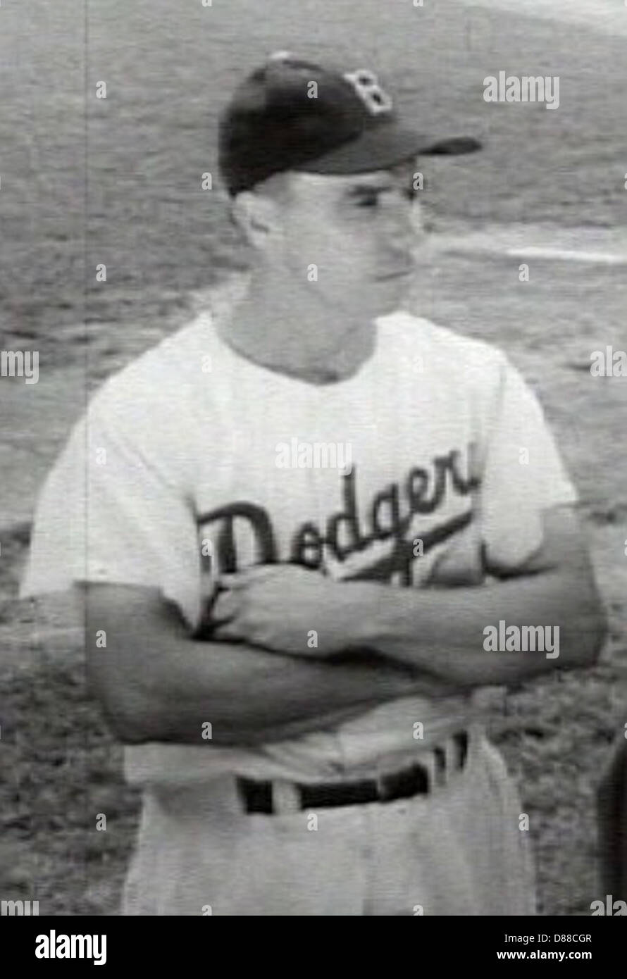 Pee Wee Reese - Gillette commercial Stock Photo - Alamy