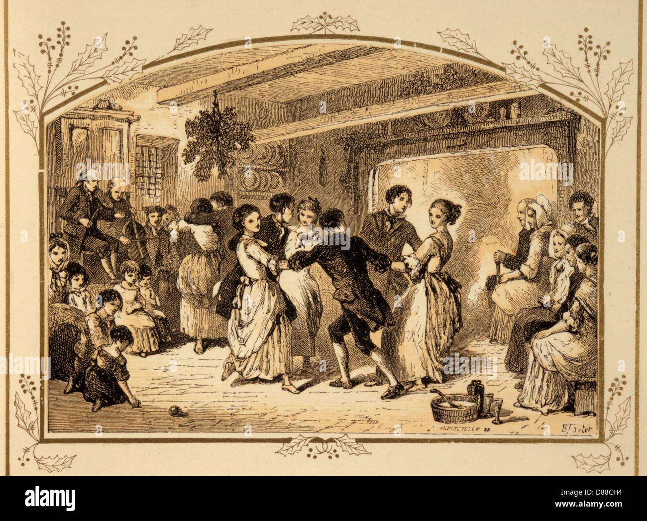 British Country Dance Stock Photo - Alamy