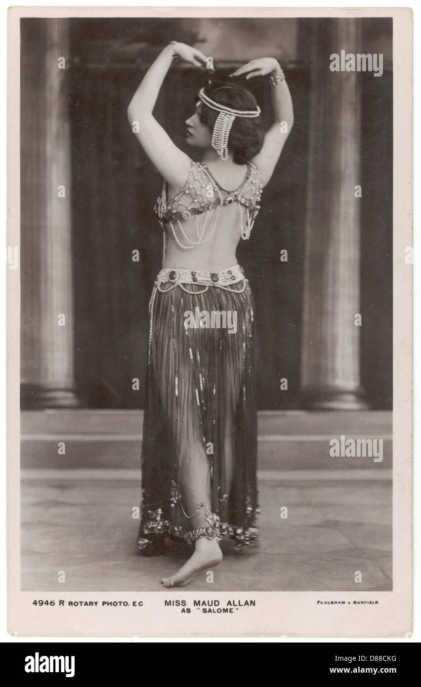 Maud Allen as Salome Stock Photo - Alamy