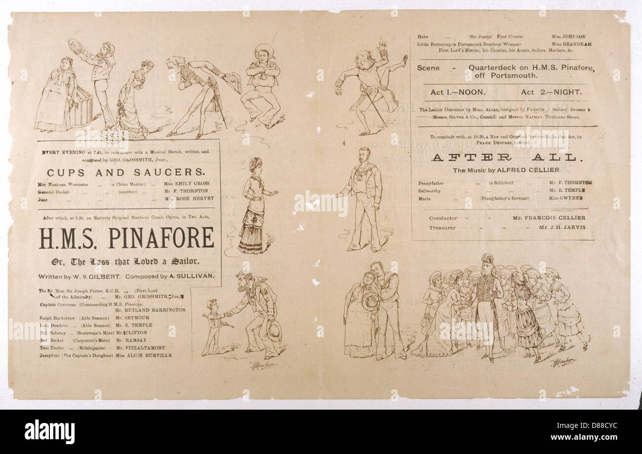 Pinafore history hi-res stock photography and images - Alamy