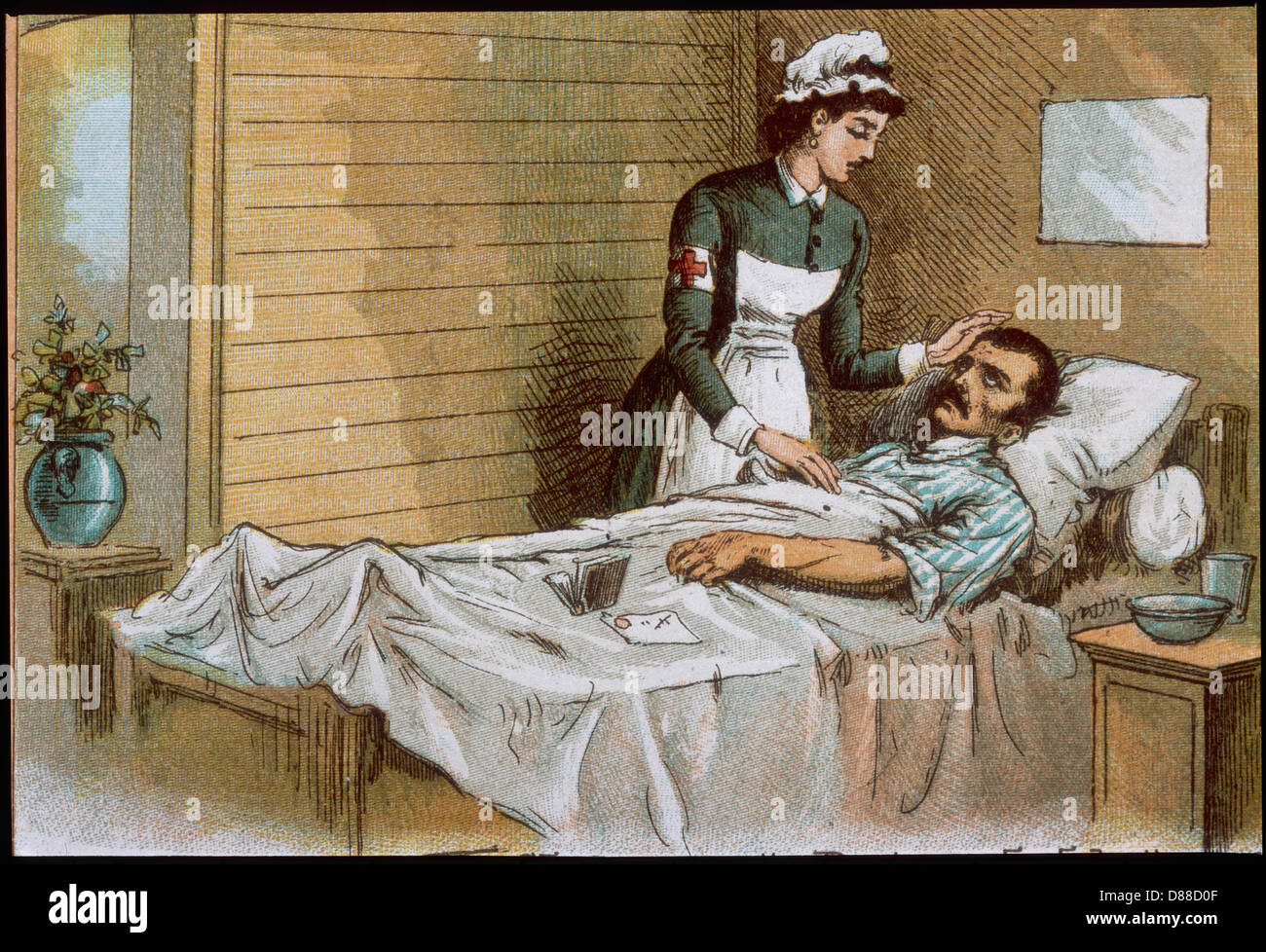 NURSE & SOLDIER PATIENT Stock Photo - Alamy