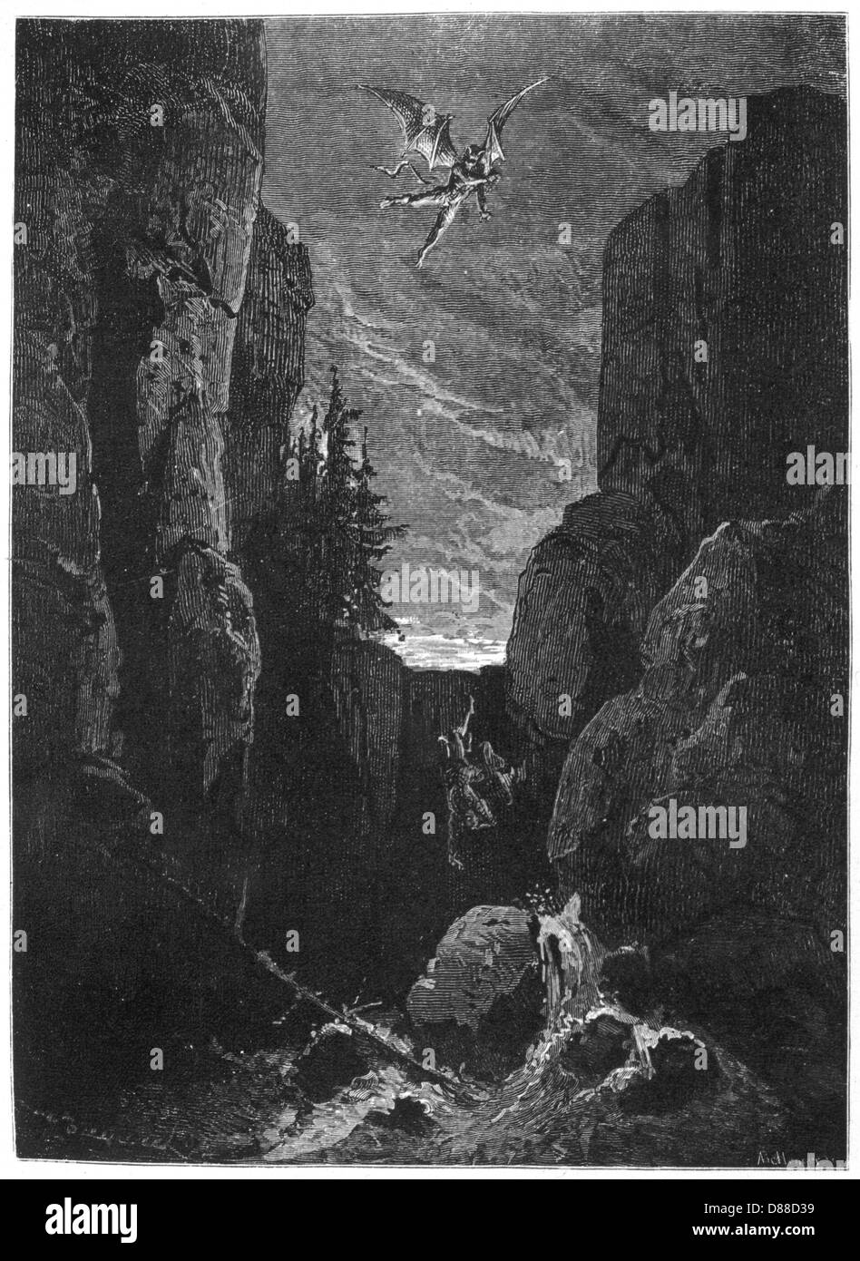 The Death of Faust Stock Photo - Alamy