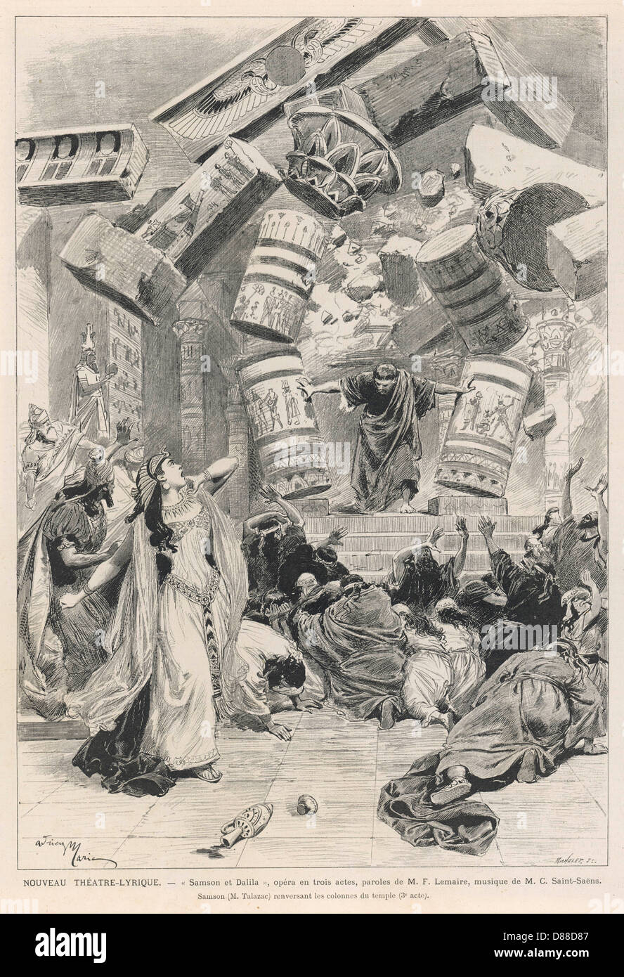Saint Saens - Samson 1 Stock Photo - Alamy