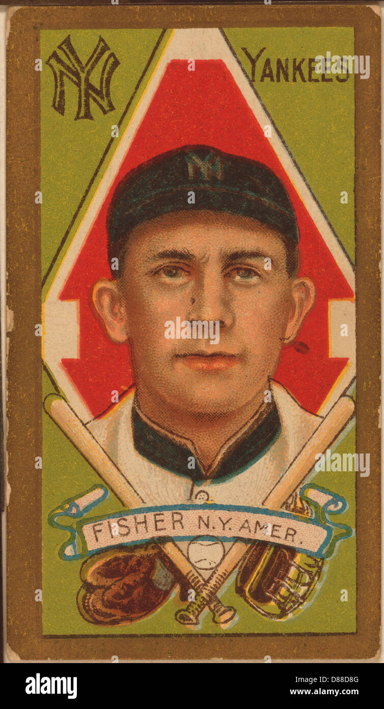 Ray Fisher baseball card Stock Photo - Alamy