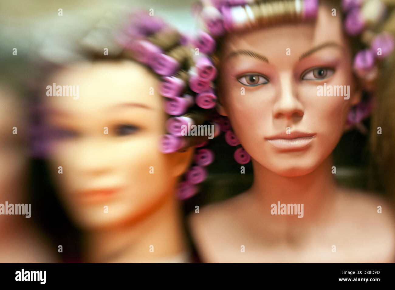 Creepy mannequin heads Stock Photo - Alamy