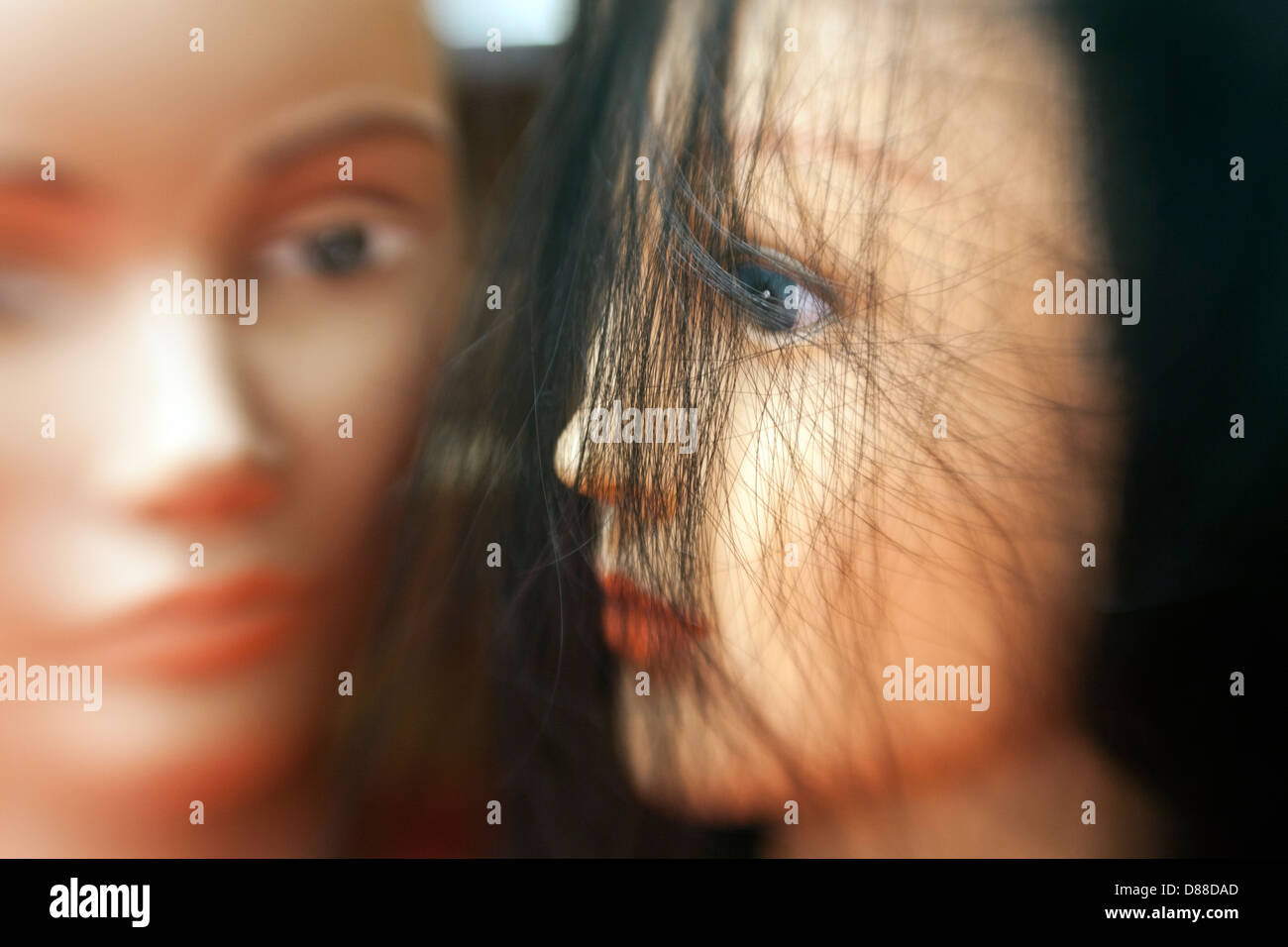 Creepy doll heads hi-res stock photography and images - Alamy