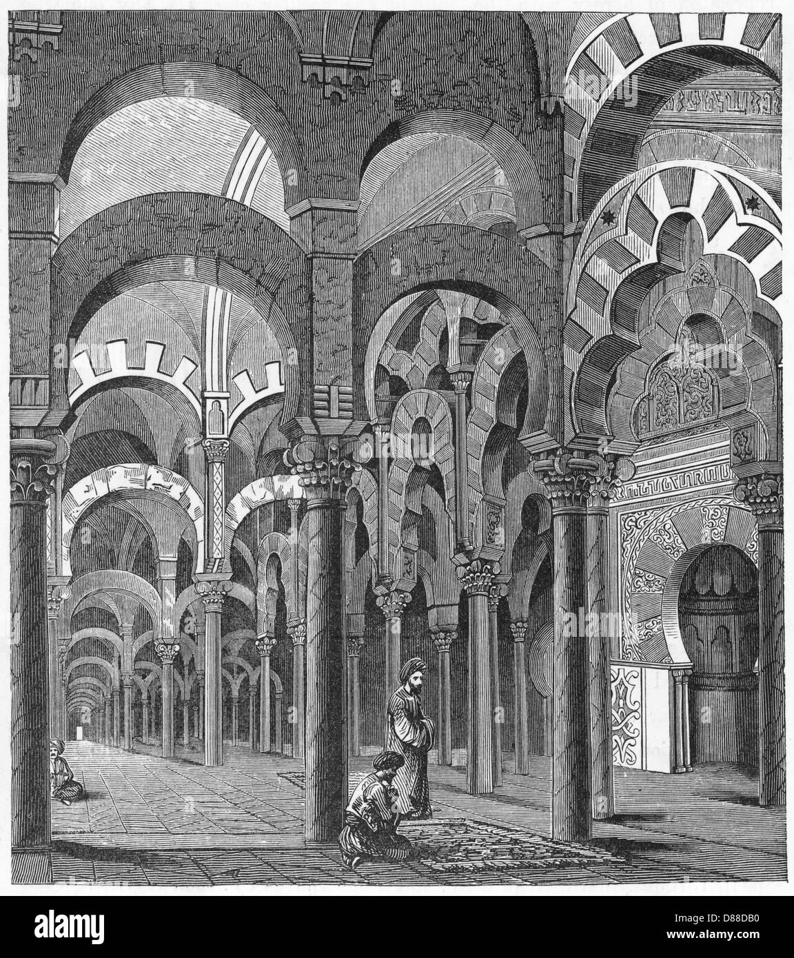 Ancient mosque Black and White Stock Photos & Images - Alamy