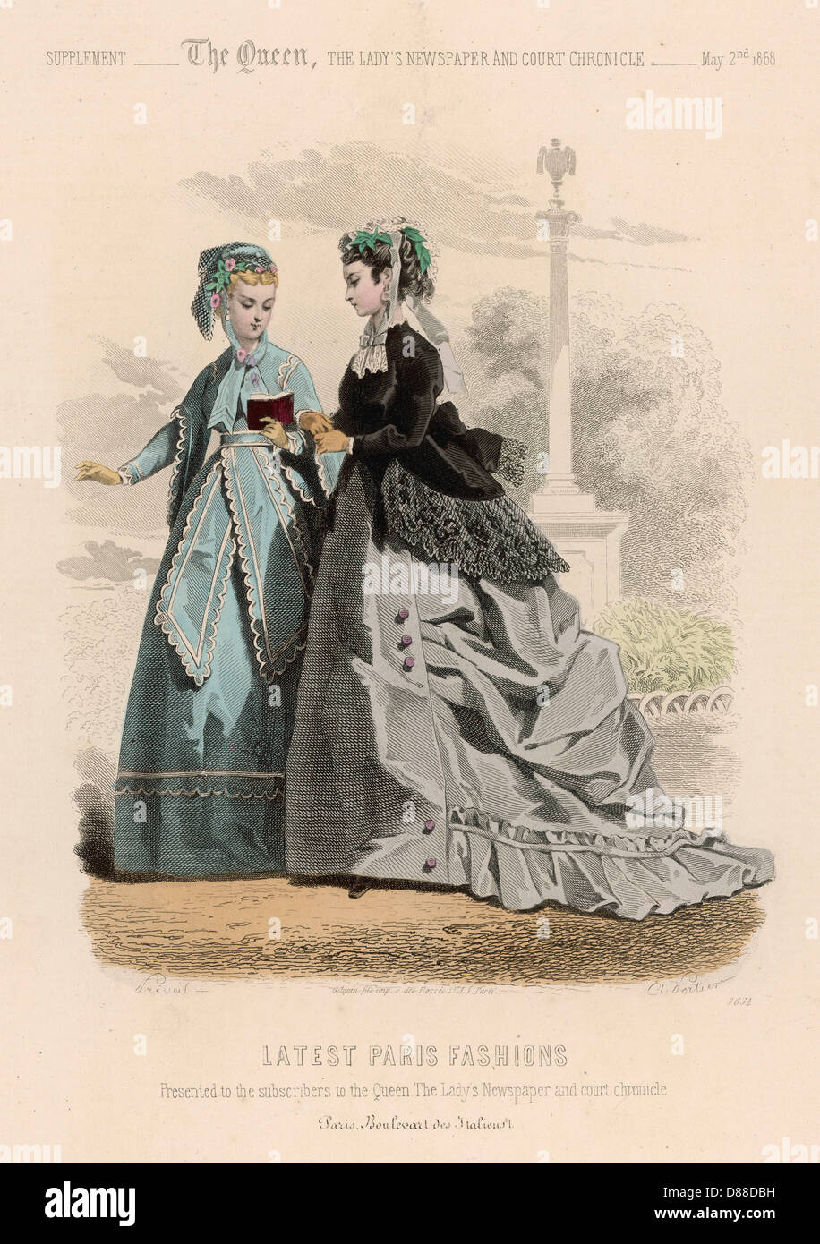 Costume May 1868 Stock Photo - Alamy