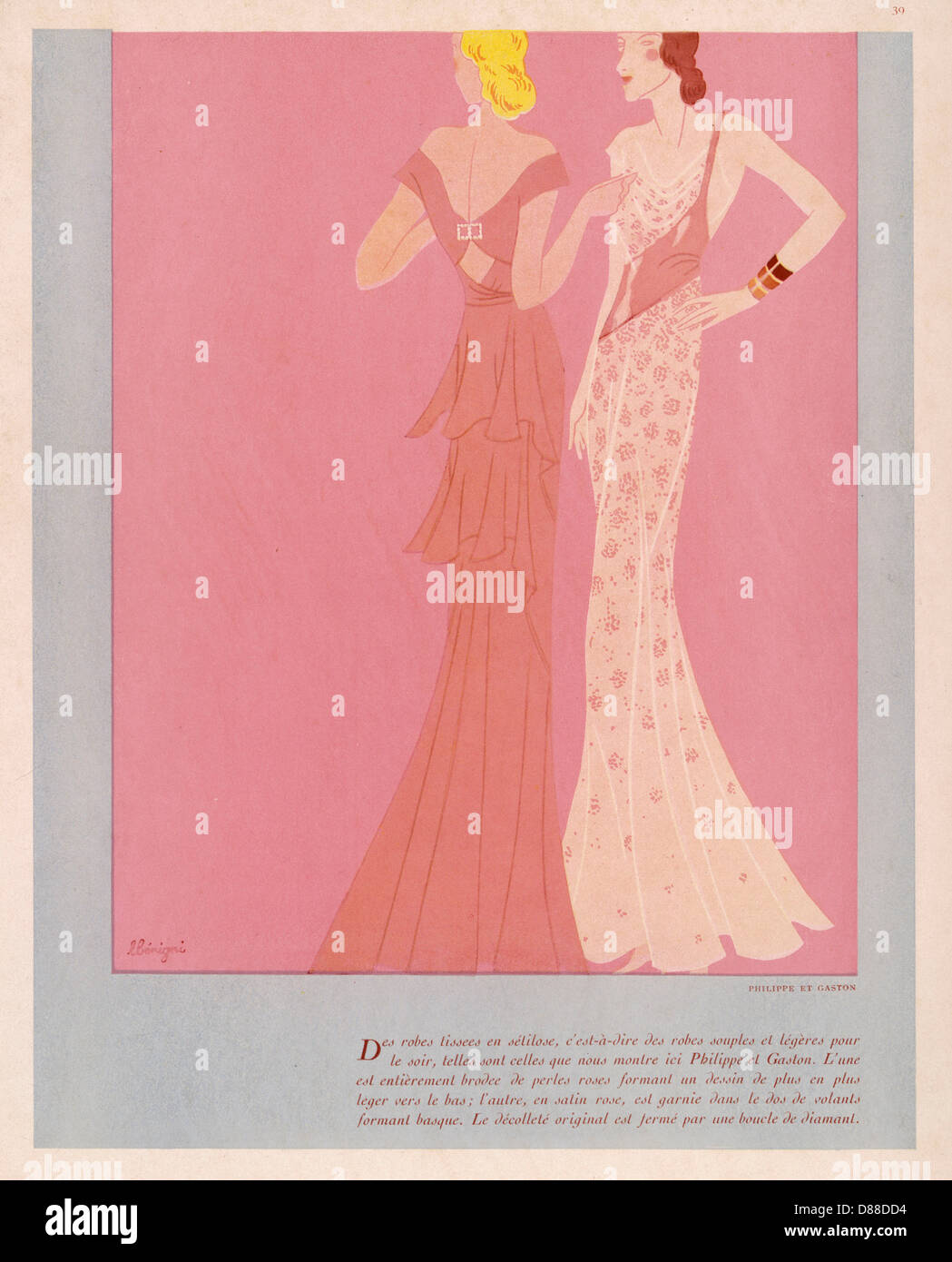 EVENING DRESS 1931 Stock Photo - Alamy