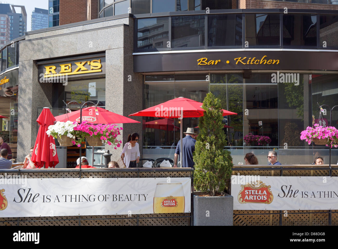Rex's Bar and Kitchen Stock Photo - Alamy
