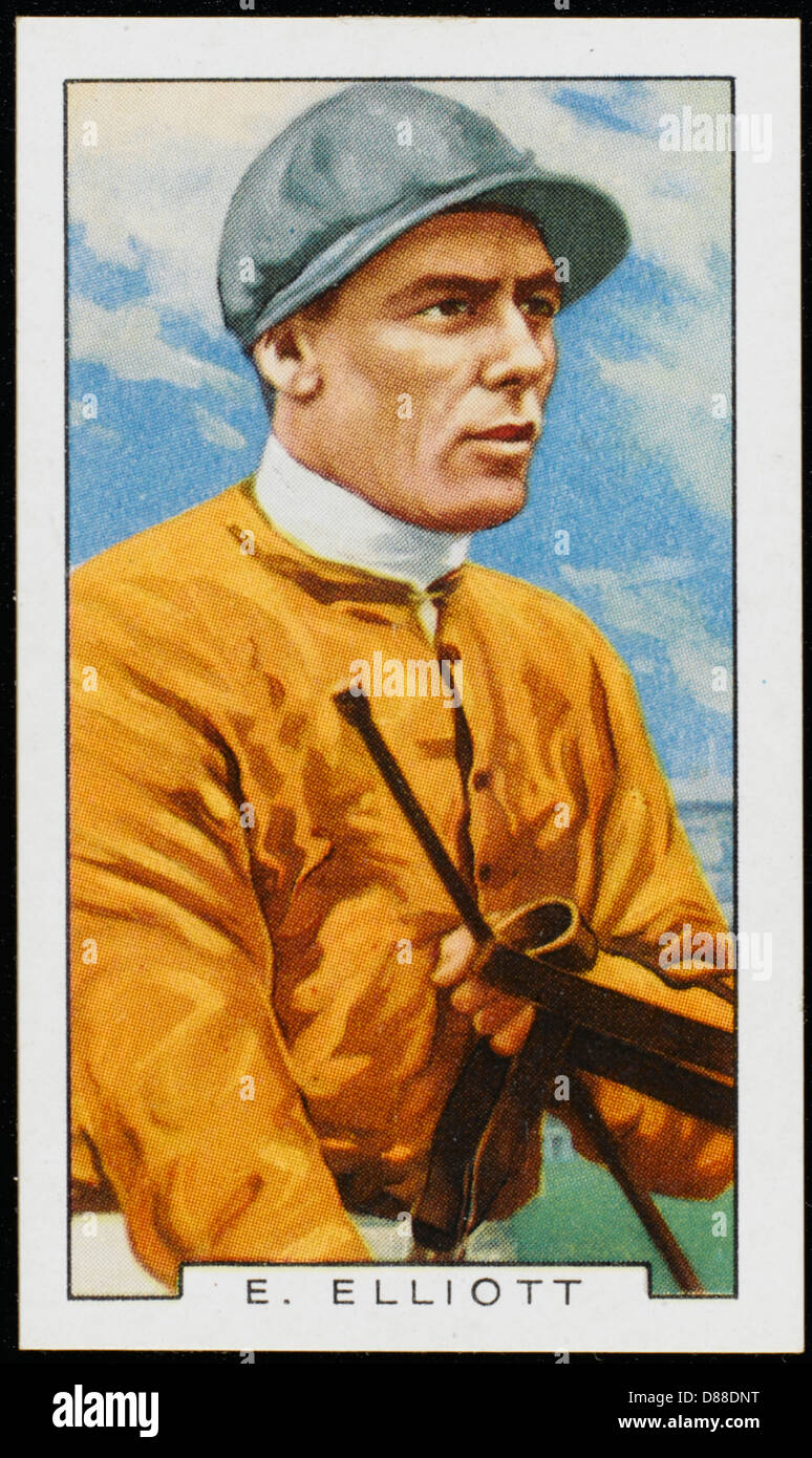 Jockey charlie elliott hi-res stock photography and images - Alamy