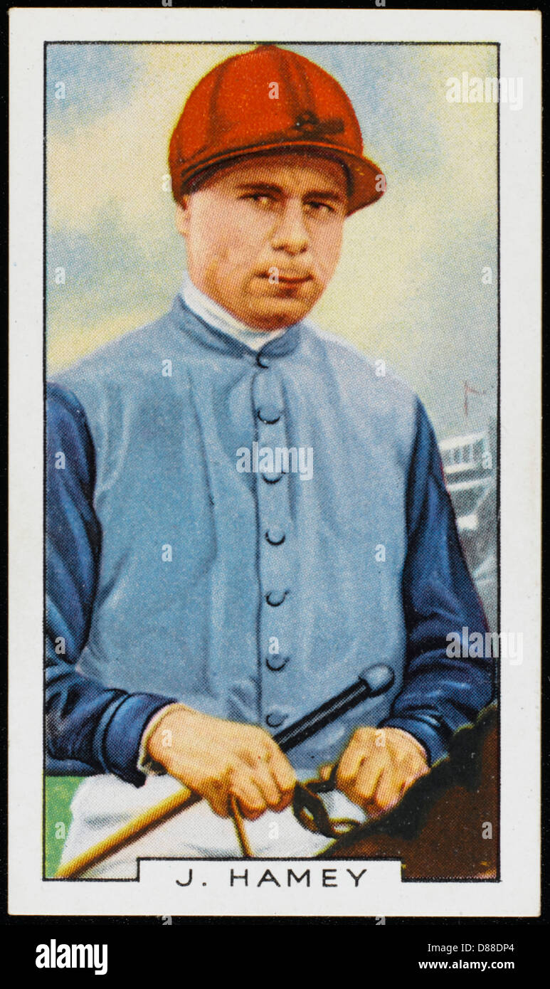 Jockey - Jack Hamey 20th century Stock Photo - Alamy