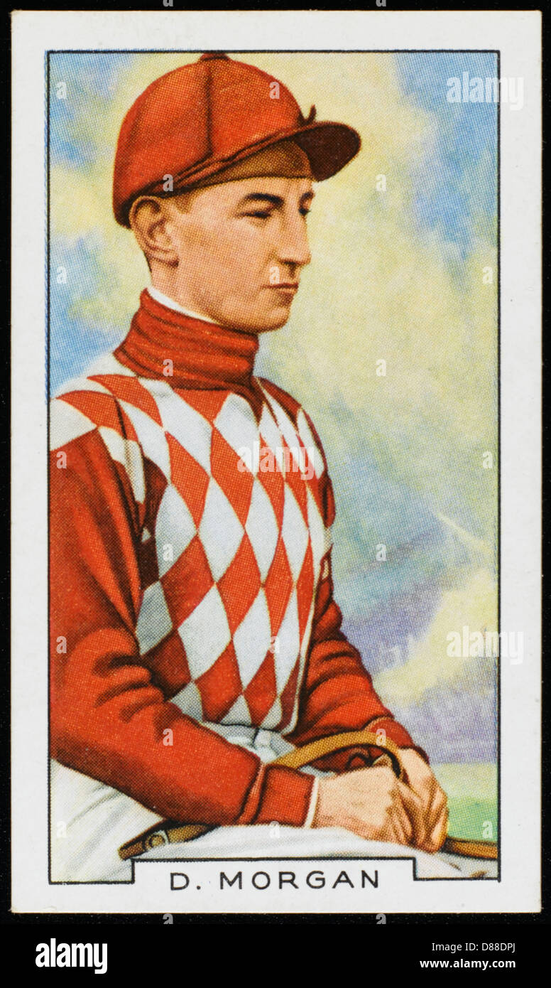 Jockey - Danny Morgan 20th century Stock Photo - Alamy