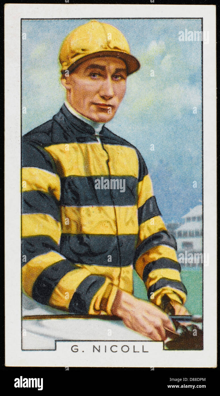 Jockey - George Nicoll 20th century Stock Photo - Alamy