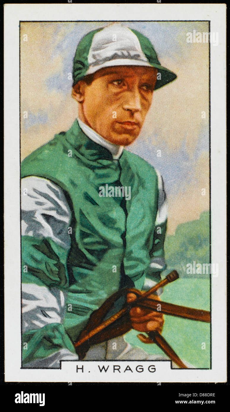 Jockey Harry Wragg 20c Stock Photo - Alamy
