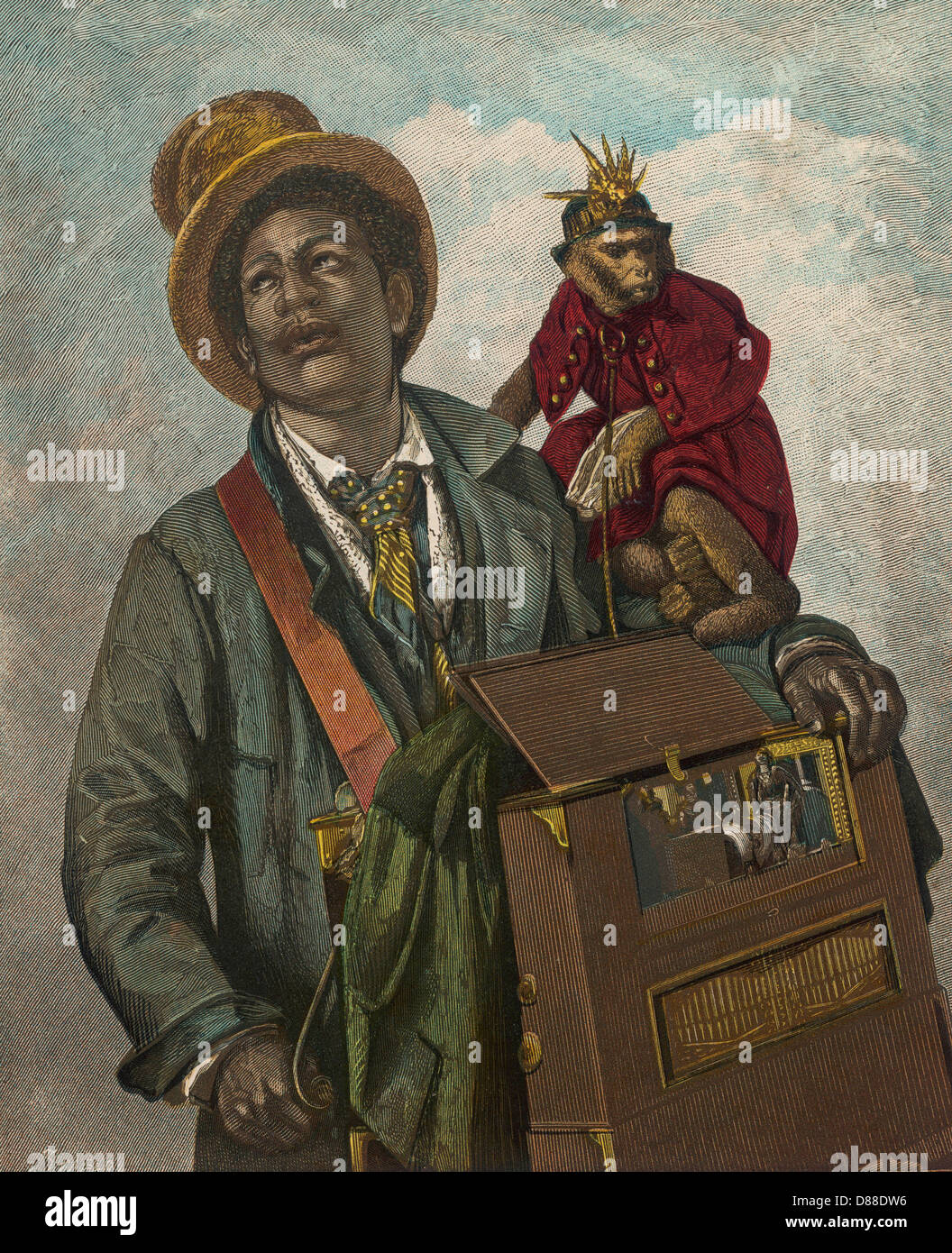 Historical organ grinder hi-res stock photography and images - Alamy