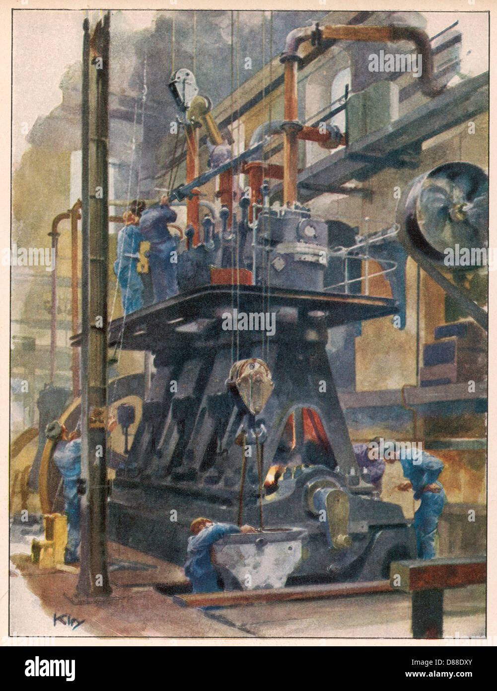 Testing a Diesel Engine Stock Photo - Alamy