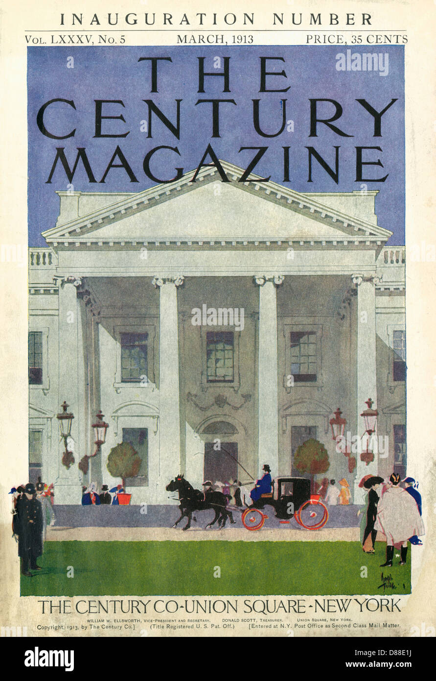 White house columns washington hi-res stock photography and images - Alamy