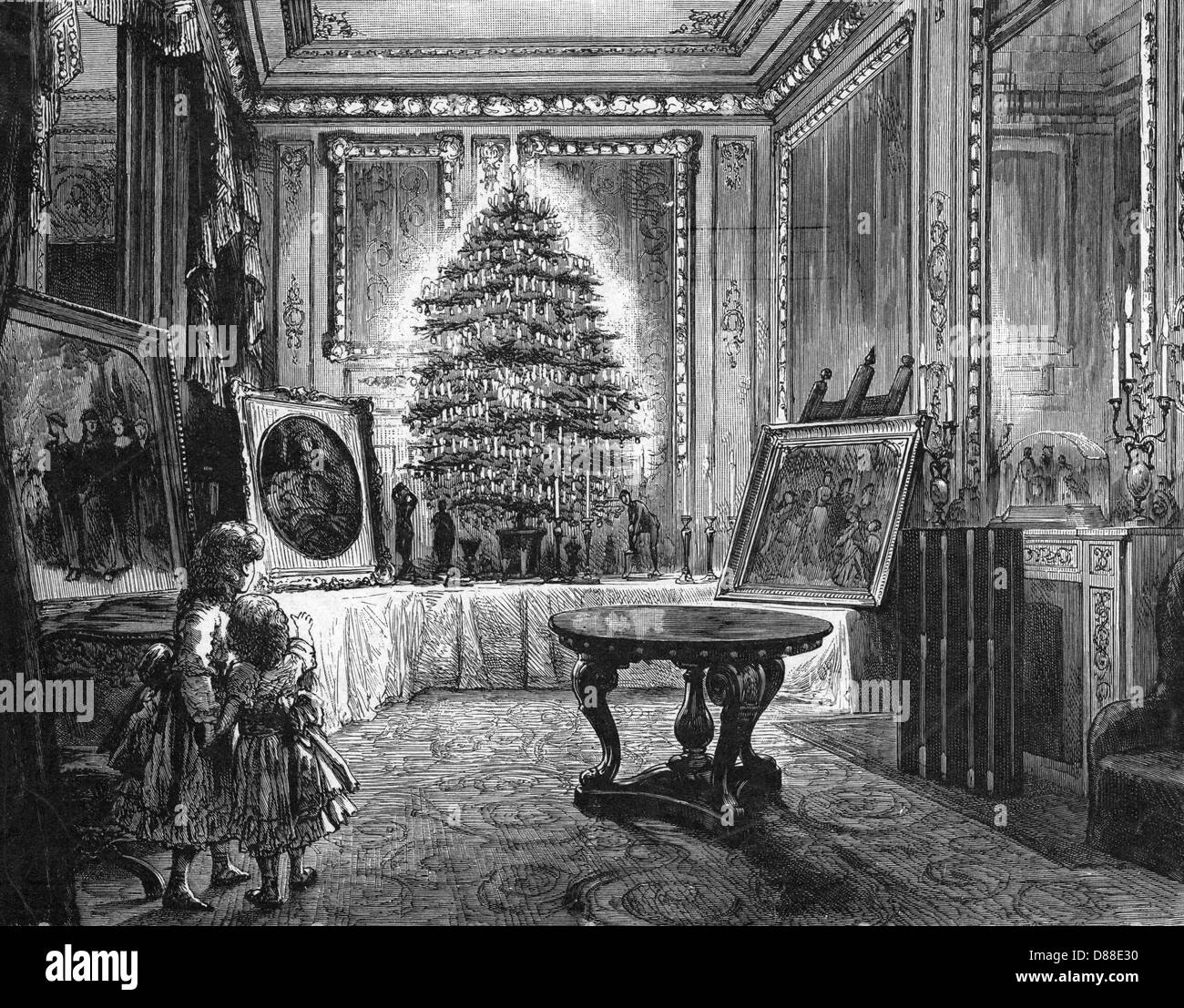 Queen victoria christmas tree hi-res stock photography and images - Alamy