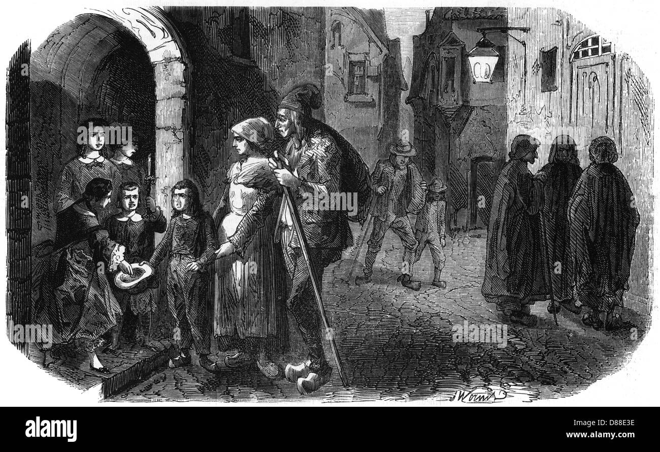 Breton Carol Singers Stock Photo - Alamy