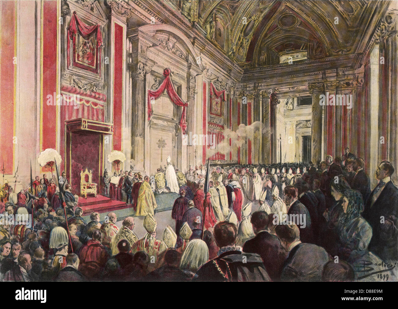 HOLY YEAR STARTS 1899 Stock Photo - Alamy