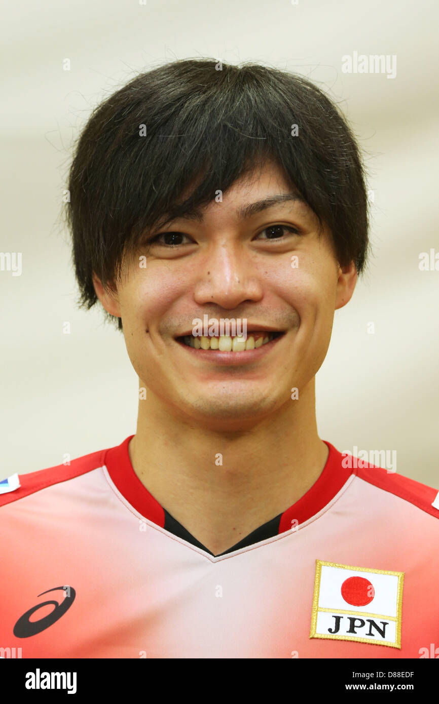 Daisuke Yako (JPN), May 21, 2013 - Volleyball : Press Conference of Men ...