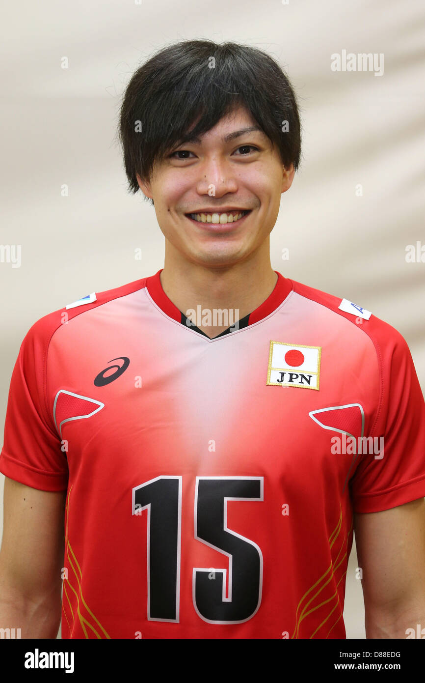Daisuke Yako (JPN), May 21, 2013 - Volleyball : Press Conference of Men ...