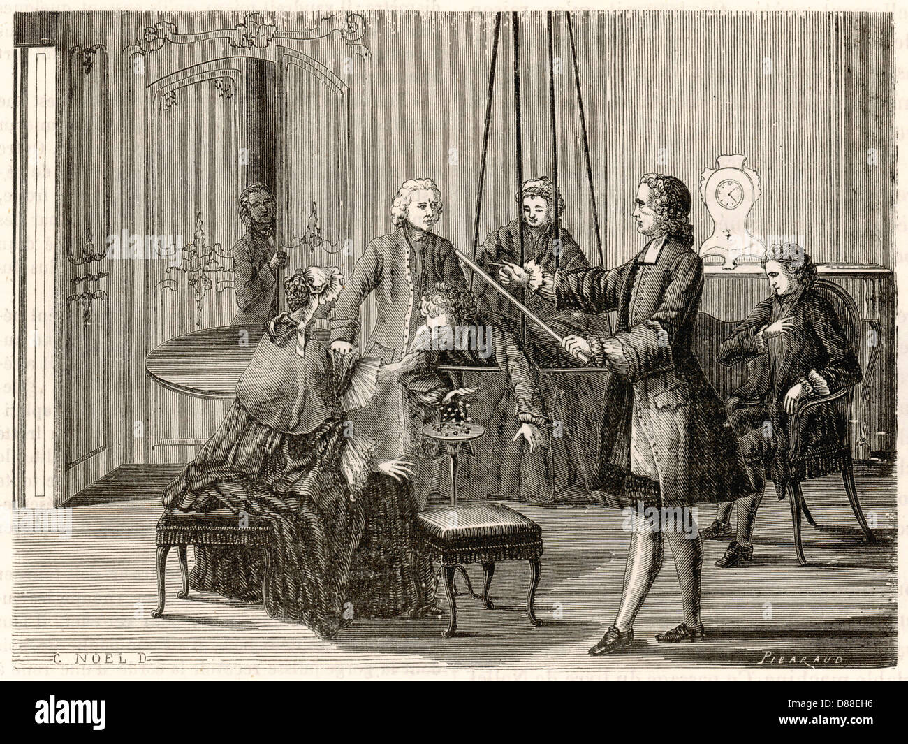 ELECTRICAL SPARK 1745 Stock Photo - Alamy