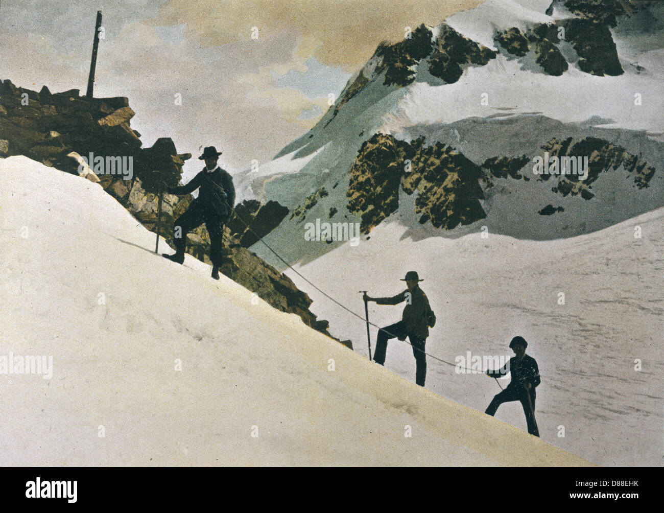 PARTY IN SWISS ALPS 1900 Stock Photo - Alamy