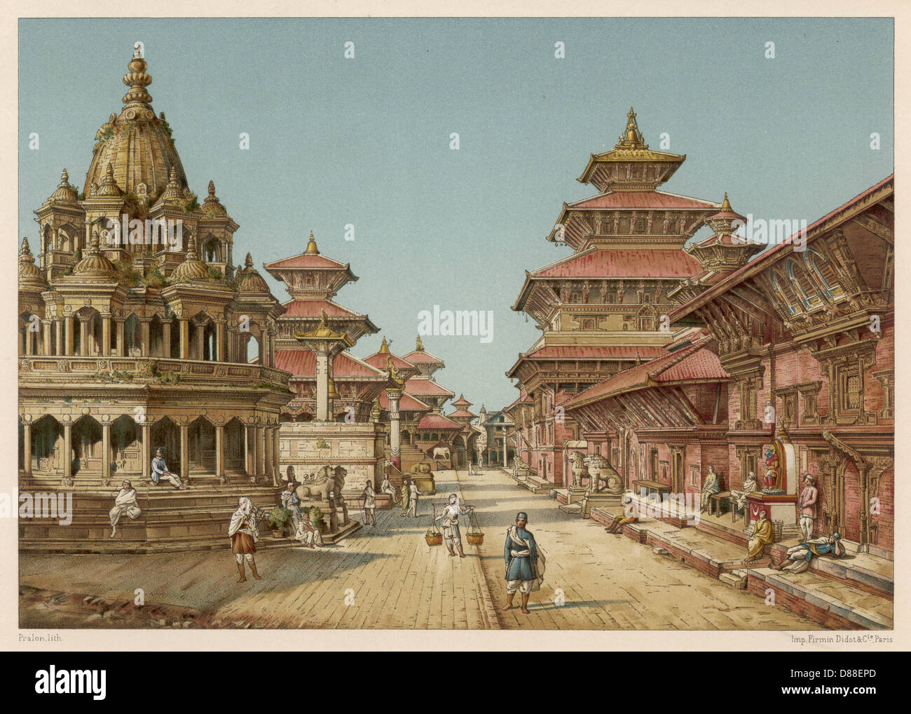Patan, Nepal û The Main Street Stock Photo - Alamy