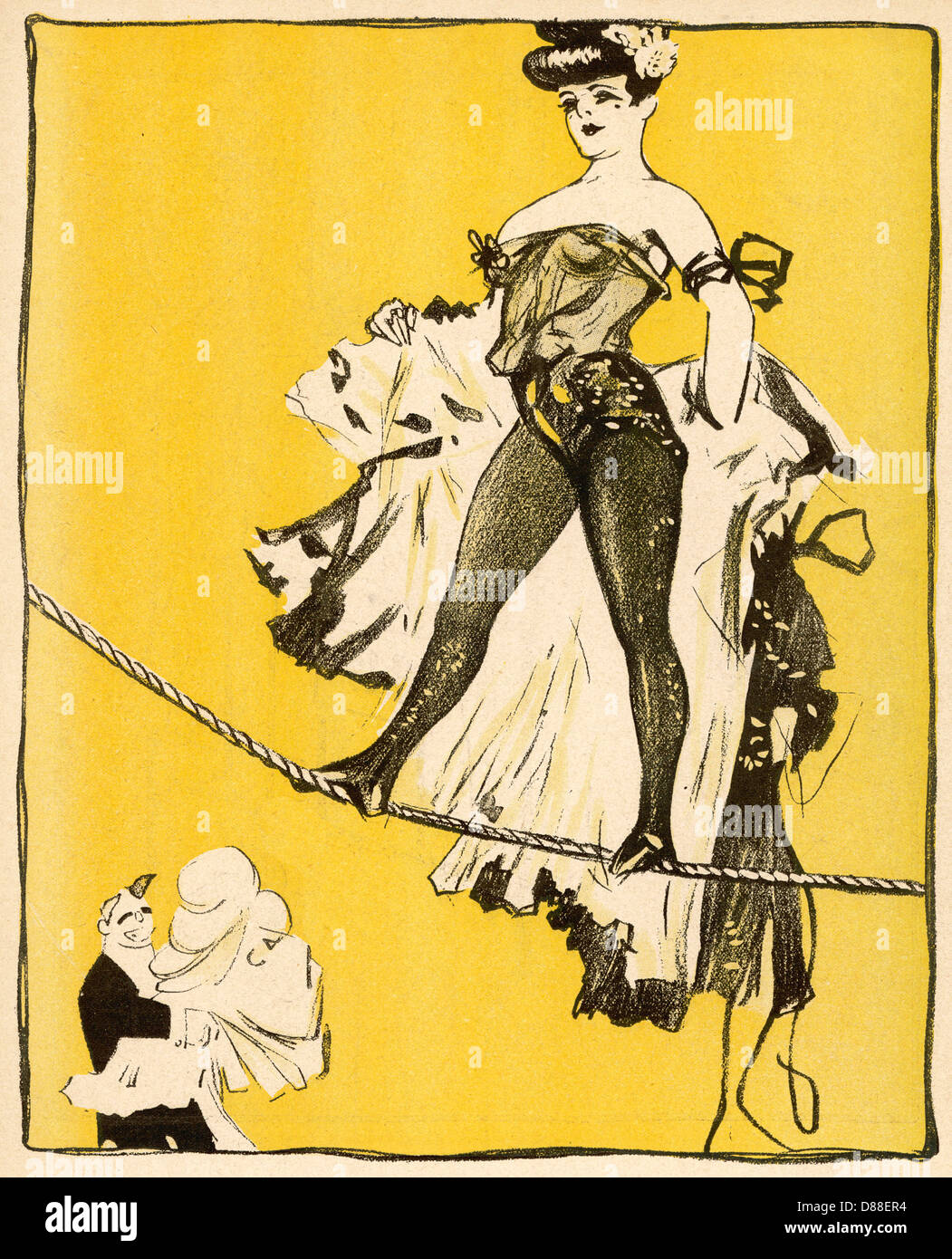 Female Circus Tightrope Walker