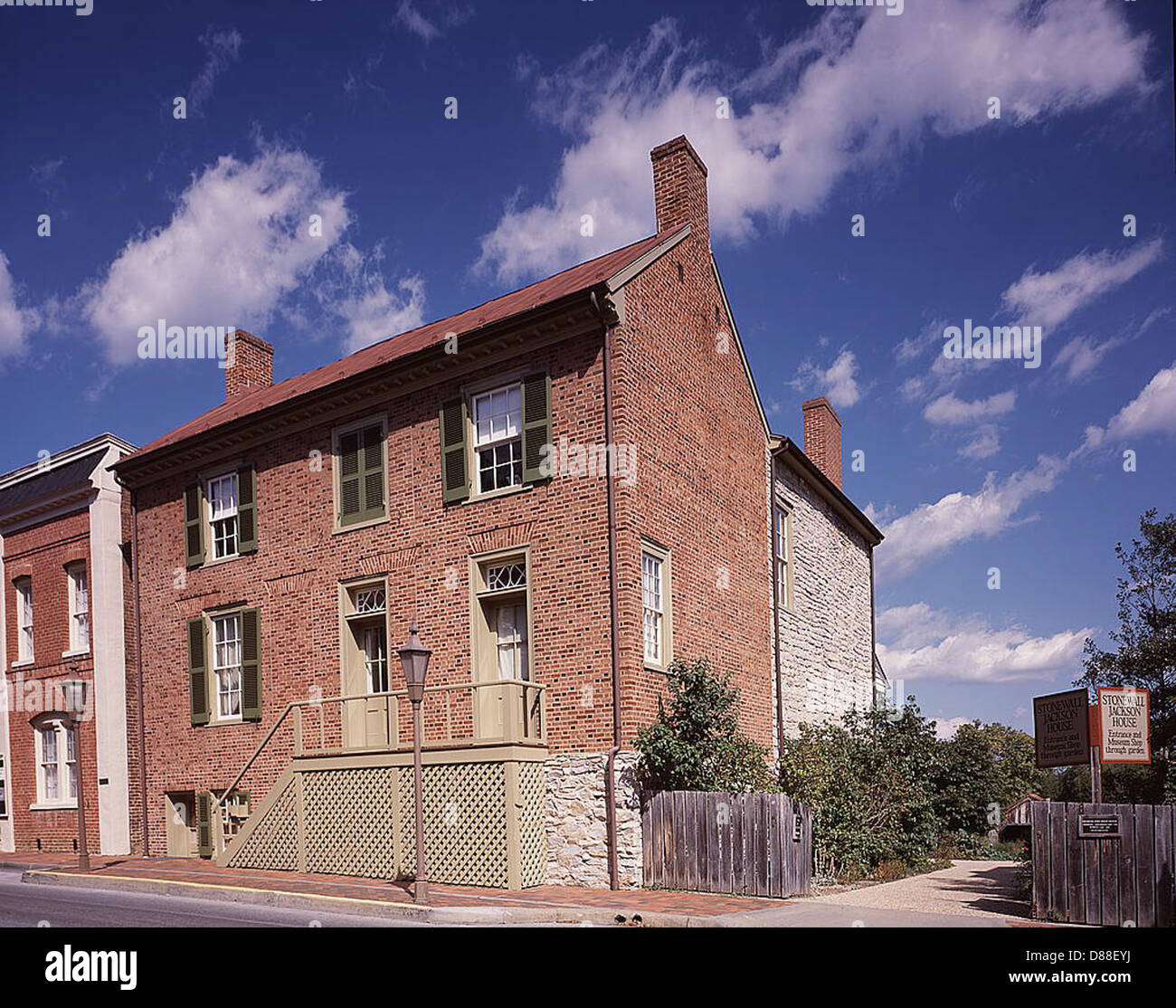 Stonewall Jackson House Stock Photo - Alamy