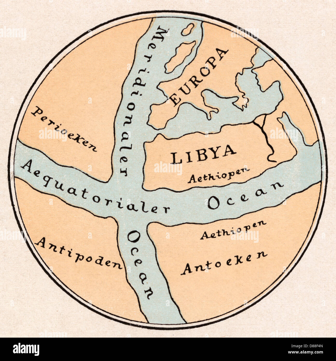 Antipodes map hi-res stock photography and images - Alamy