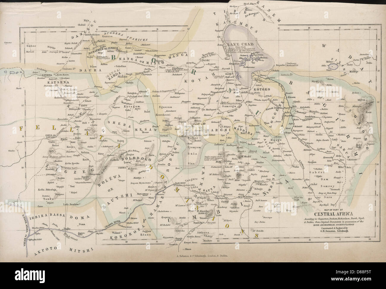 1860 map hi-res stock photography and images - Alamy