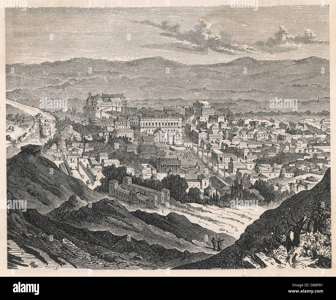 Rome At Time Of Caesar Stock Photo - Alamy