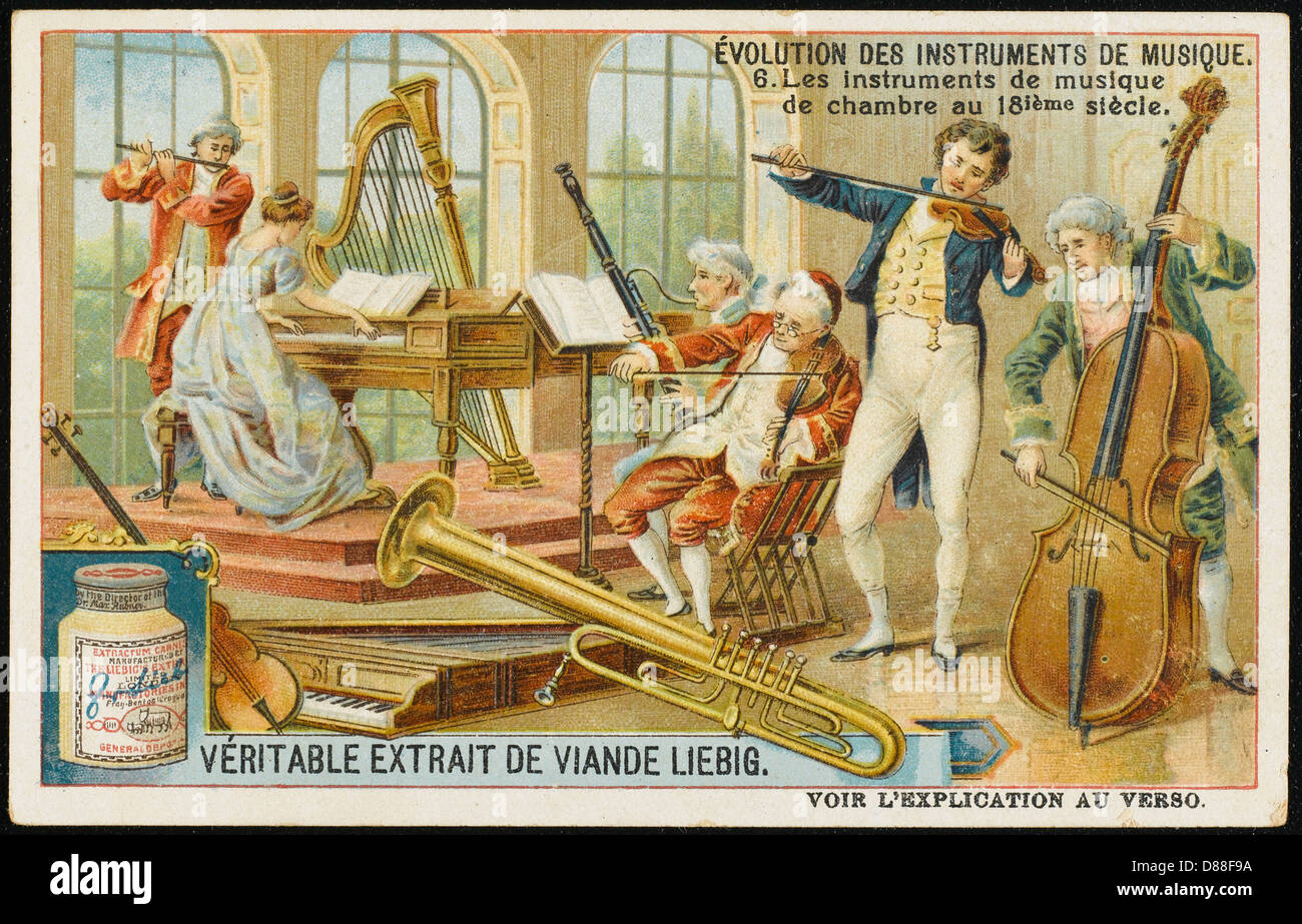 18th century Chamber Instruments Stock Photo - Alamy