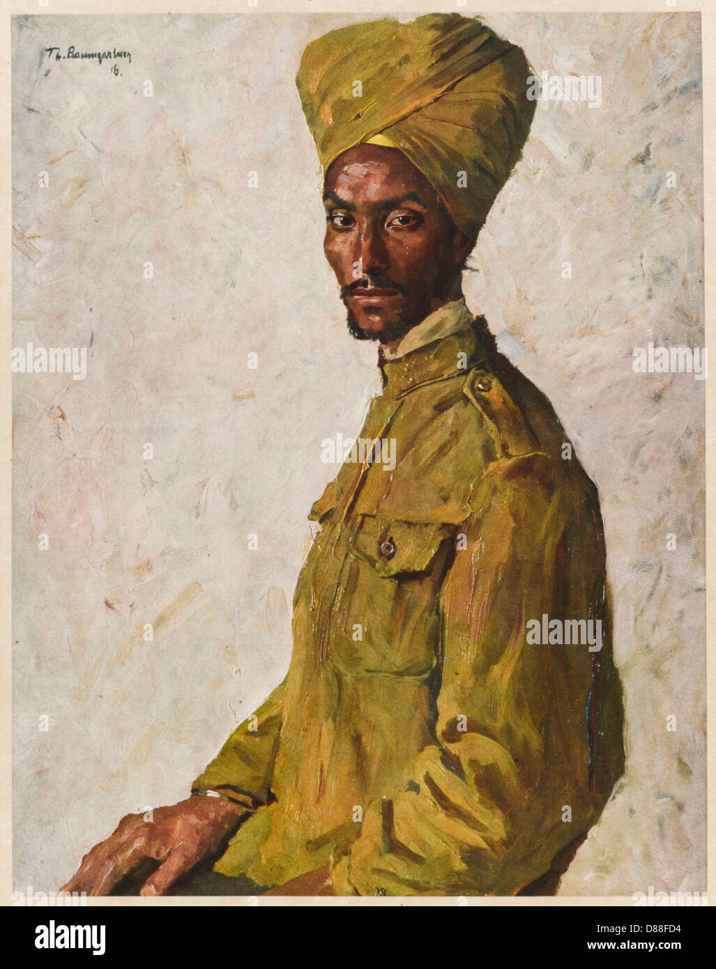 Sikh soldier 1916 hi-res stock photography and images - Alamy